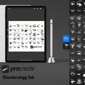 Cartoon Eyes Procreate Brush Stamps Set 4, 50 Cartoon Eyes - Etsy