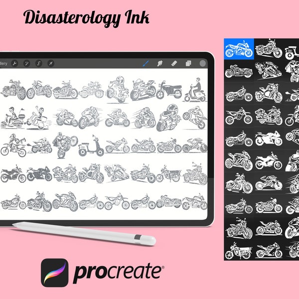 Motorcycle Stamp - Etsy