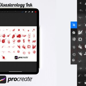 Blood Splatter Set 1 Procreate Brush Stamps, 42 Splatters - Etsy