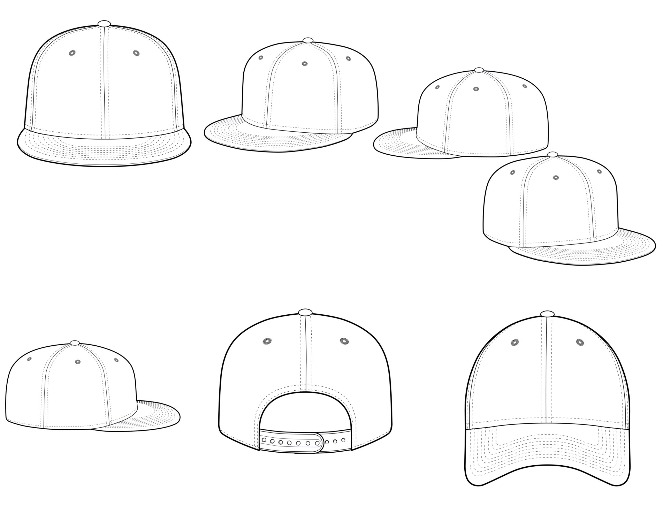 Cap Hat Clothing Procreate Brush Stamps, 31 Cap Hat Stamps - Etsy