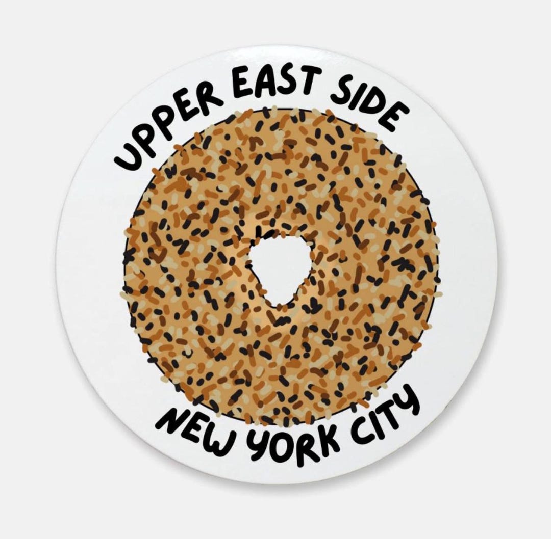 Explore UES X Brittany Tailored Bagel Coaster - Etsy