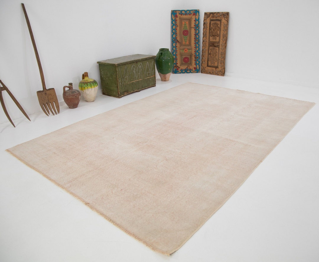 Off White Rug, Oushak Rug, Art Deco Rug, Woven Rug, Turkish Rug, Area ...