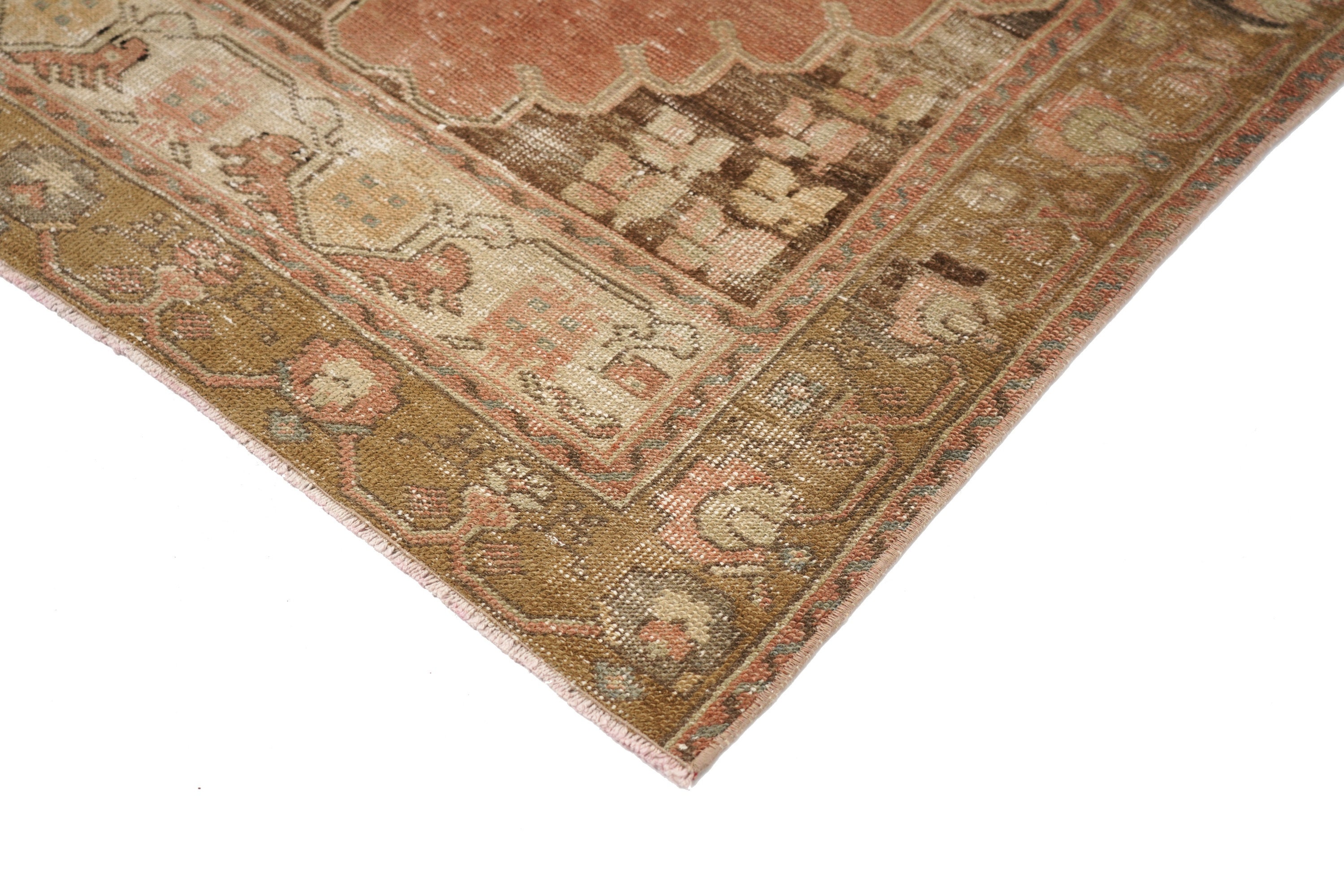 Turkish Rug 4x8, 3'9x8'2 Ft, Oushak Rug,anatolian Rug,vintage Rug,area ...