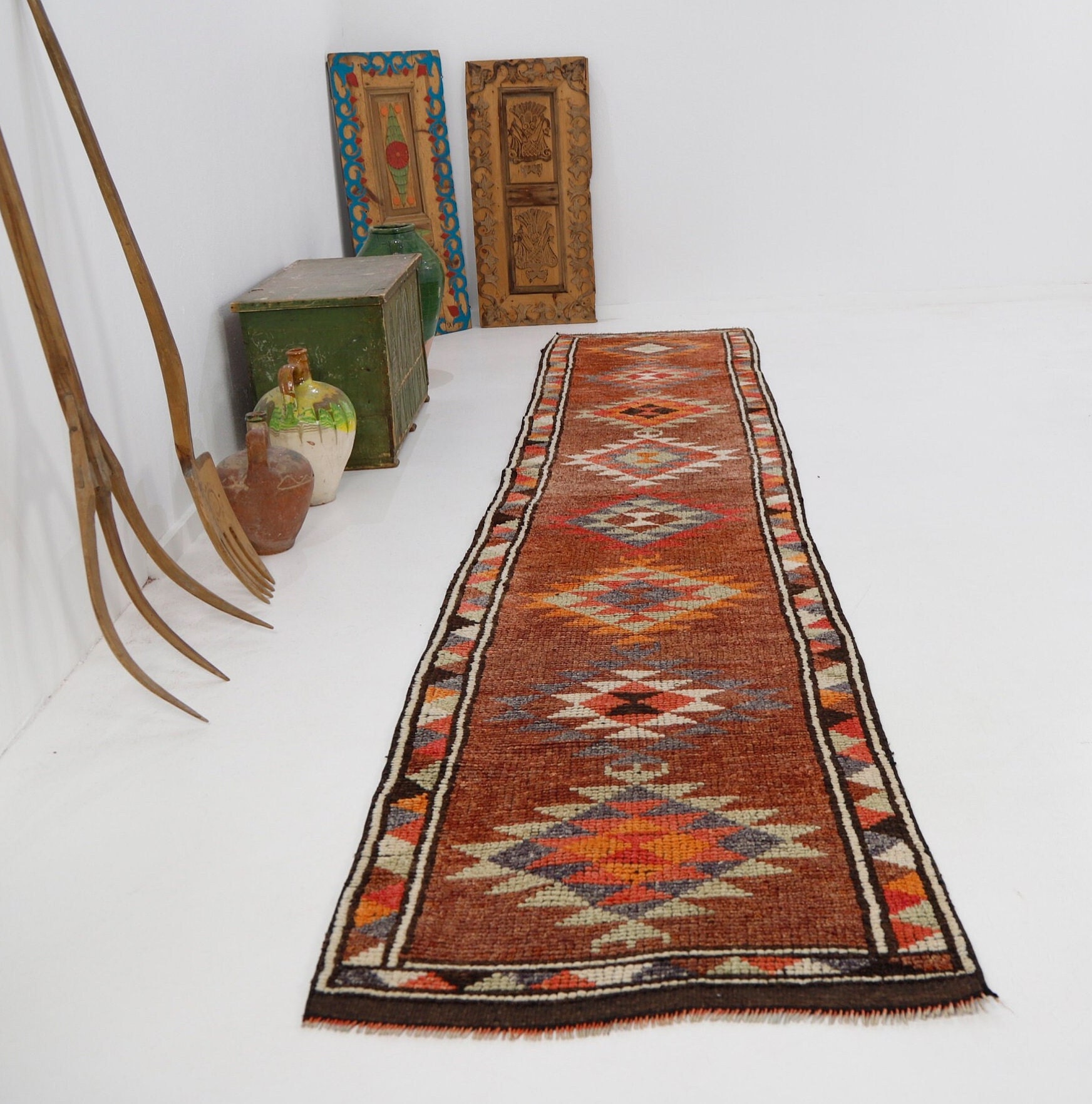 Runner Rug Decorative2'6x13'3 Ft 3x13 Rug - Etsy UK