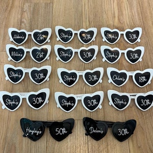 Personalised Birthday Sunglasses | Novelty Glasses | Personalised ...
