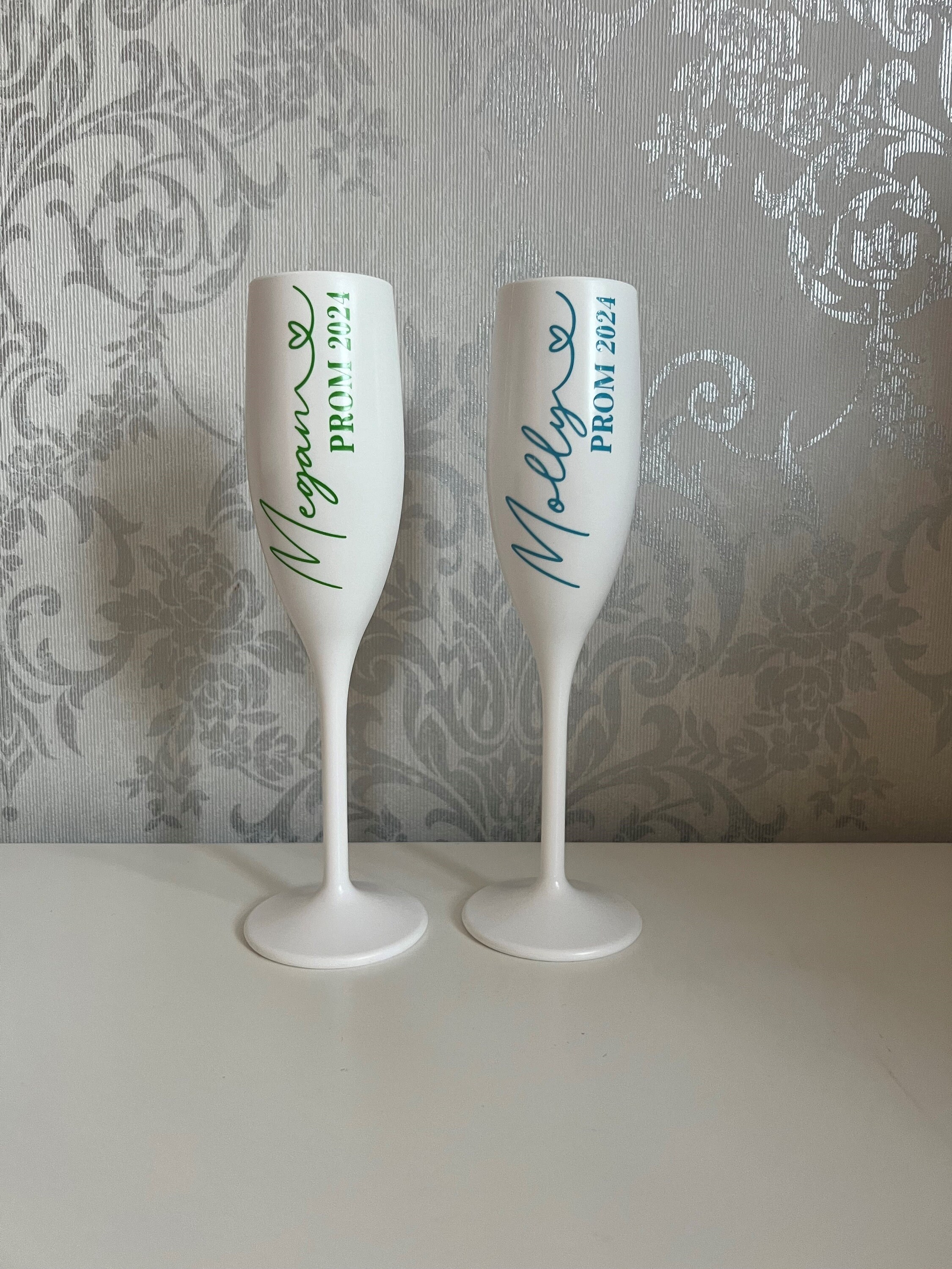Personalised Plastic Prom Prosecco Flute | Prom Glass | Personalised ...