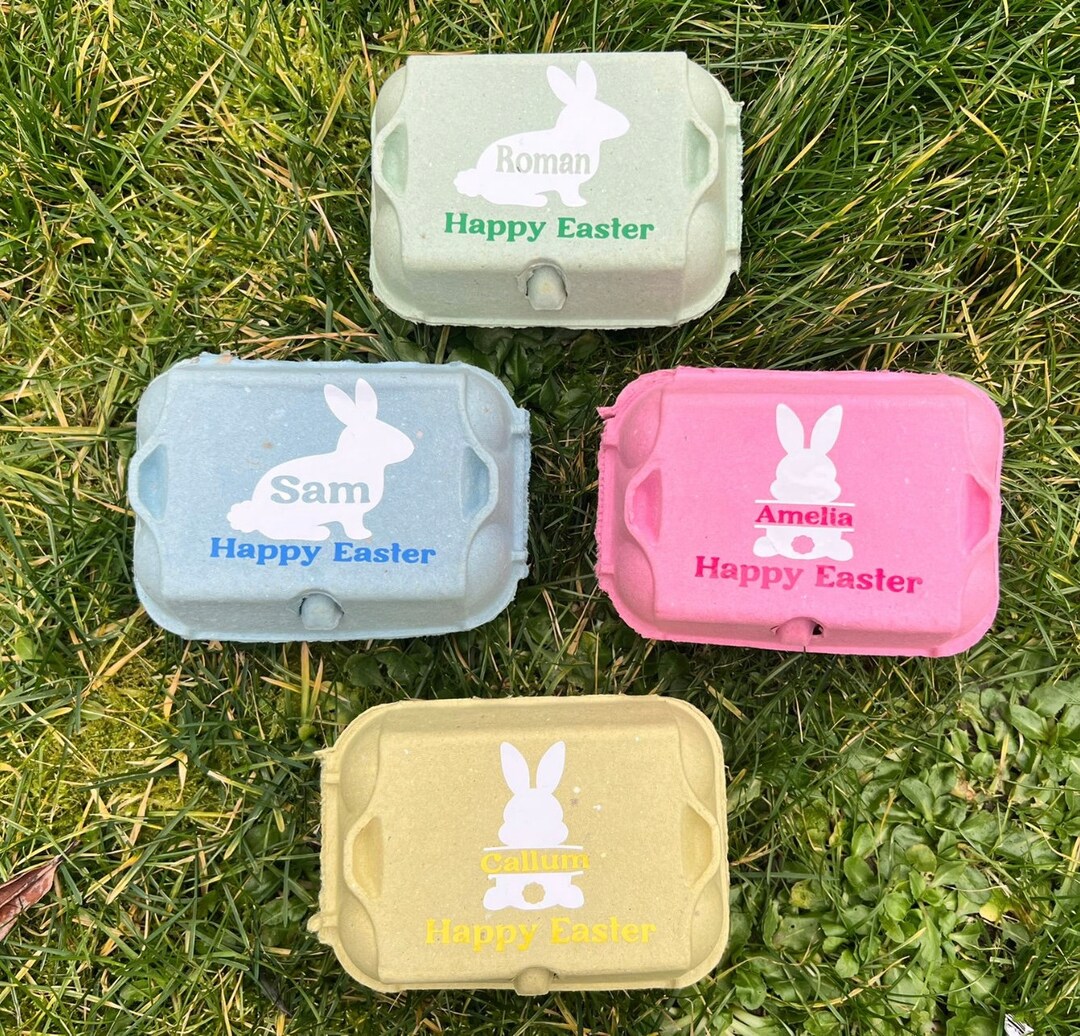Personalised Easter Egg Boxes Personalised Easter Egg Cartons. Perfect ...