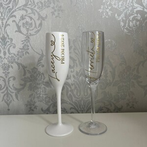 Personalised Plastic Prom Prosecco Flute | Prom Glass | Personalised ...