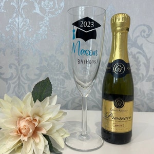 Personalised Graduation Glass Graduation Gift 2023. Graduation Glass ...