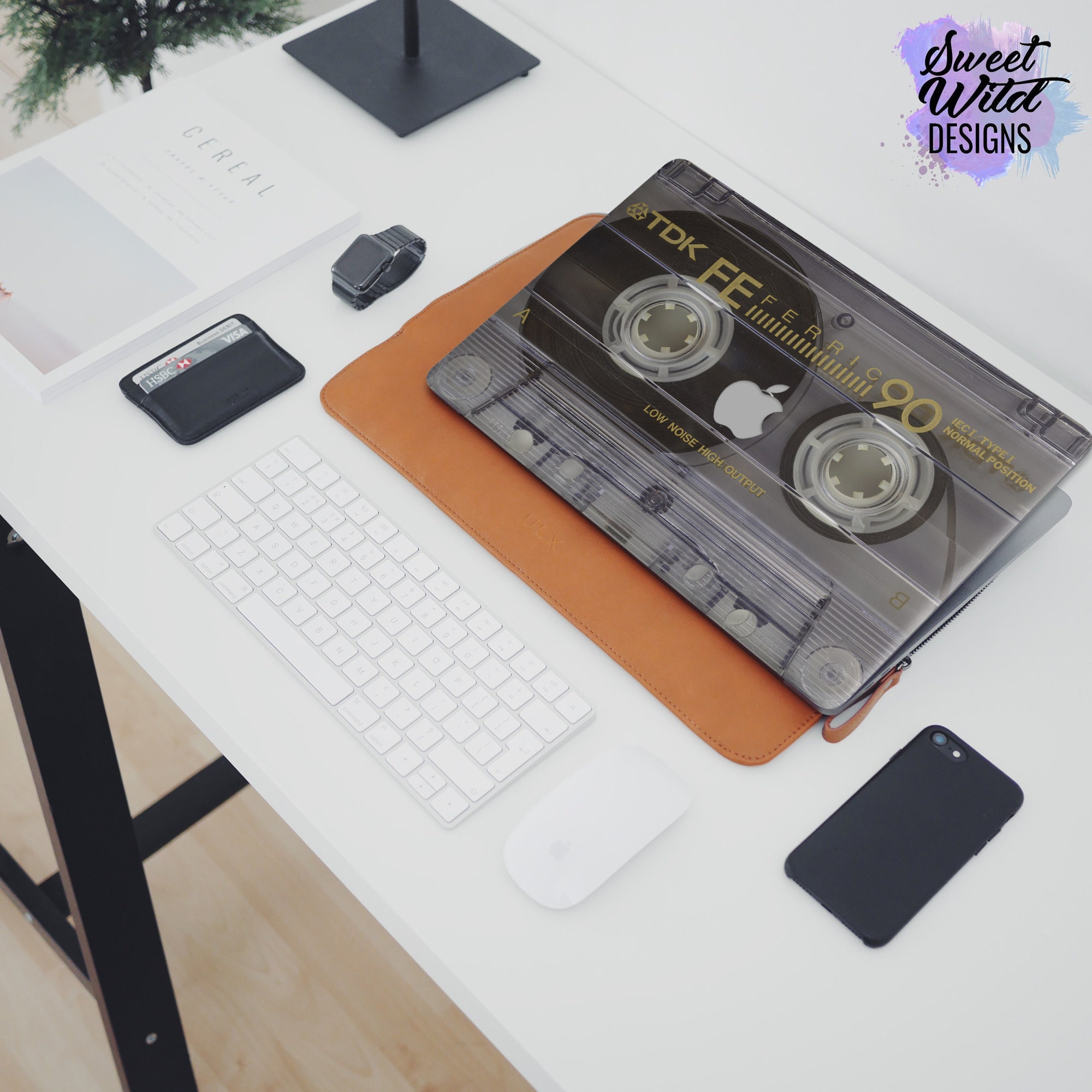 Cassette Tape Art MacBook Skin, Retro Audio Design - Etsy