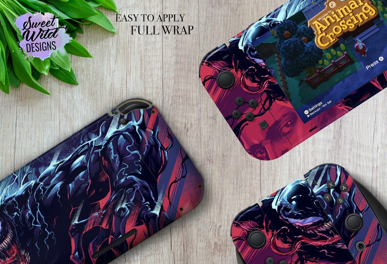 Venom Nintendo Switch Skin: Monster Comic Art Decal - Etsy