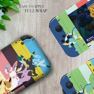 Pokemon Nintendo Switch Skin, Colorful Anime Decal, 3M Vinyl Sticker - Etsy