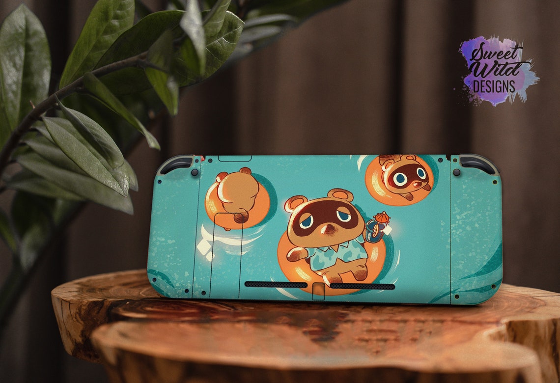 Nintendo Switch Skin Animal Crossing Theme, Full Set Decal for Console ...