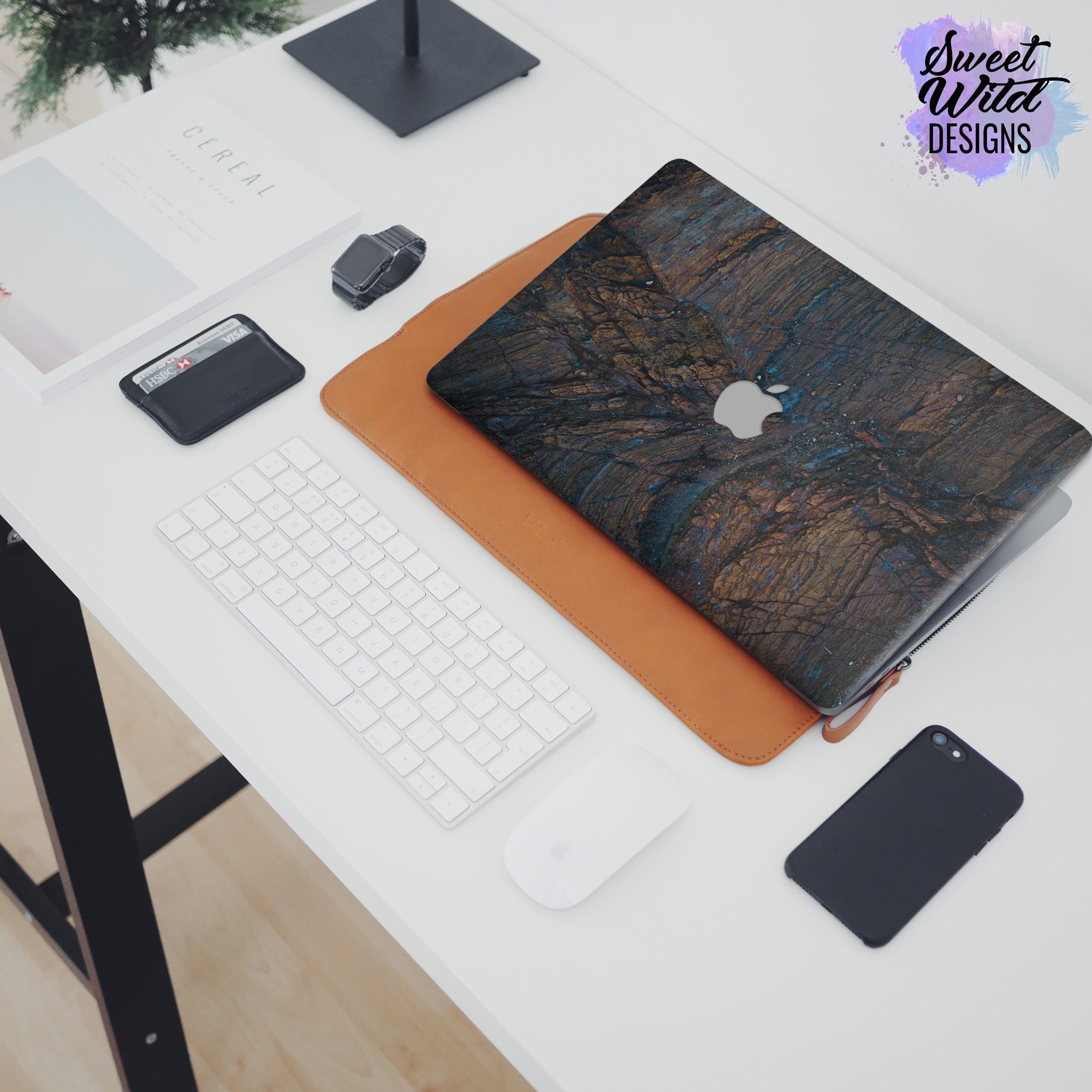 Dark Brown Wood Texture Decal for Macbook Wood Texture Hp - Etsy