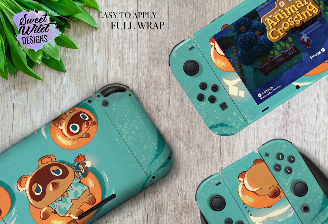 Nintendo Switch Skin Animal Crossing Theme, Full Set Decal for Console ...