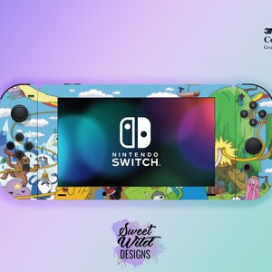 Adventure Time Nintendo Switch skin animation vinyl wrap | Etsy