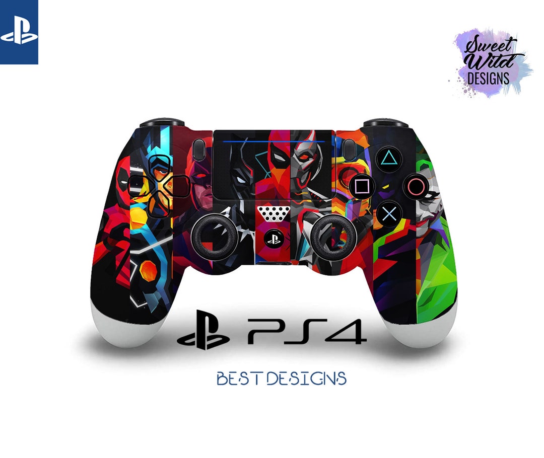 Spiderman Joker Skin for Pro Controller Deadpool DC Comics Vinyl Your ...
