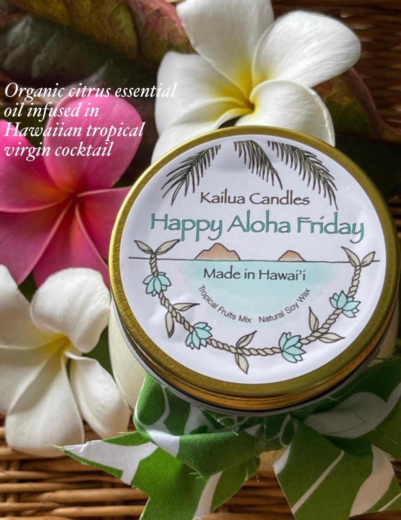 Happy Aloha Friday /organic Citrus Essential Oil Infused in - Etsy