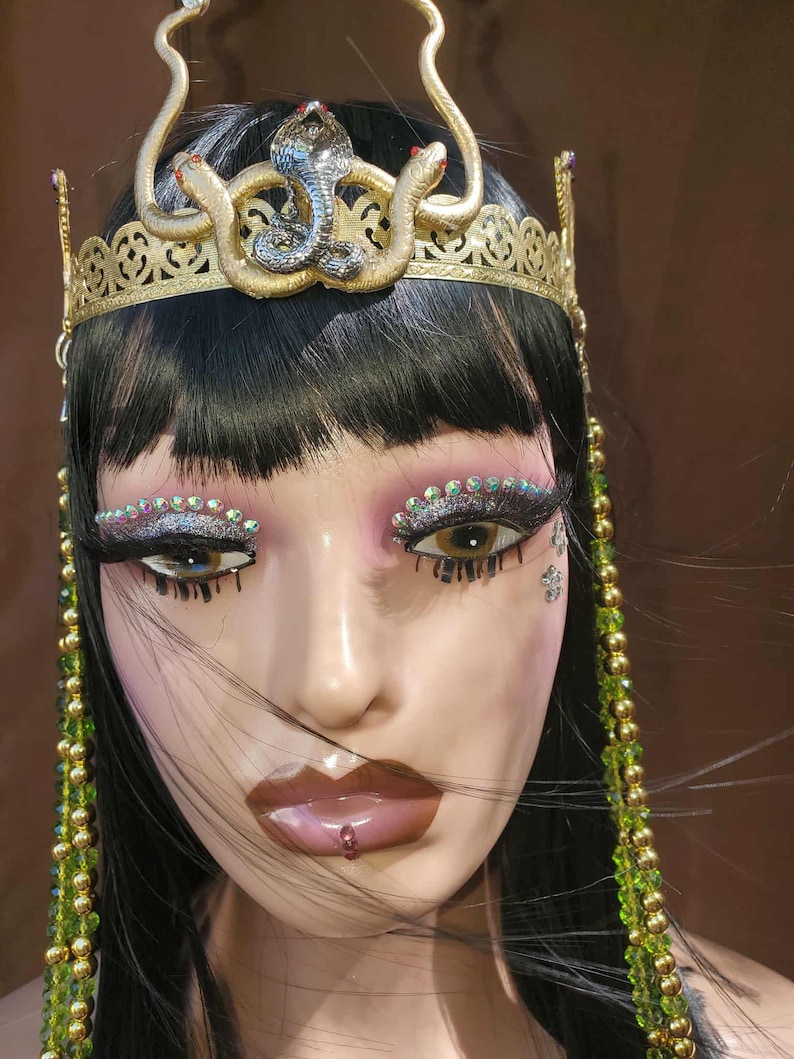 Egyptian Queen - Golden Crown, Cobra Crown - Etsy