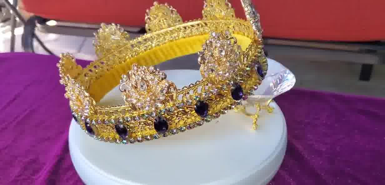 Crown of Seville, King Crown, Male Crown, Men's Crown, Crowns, Gold ...