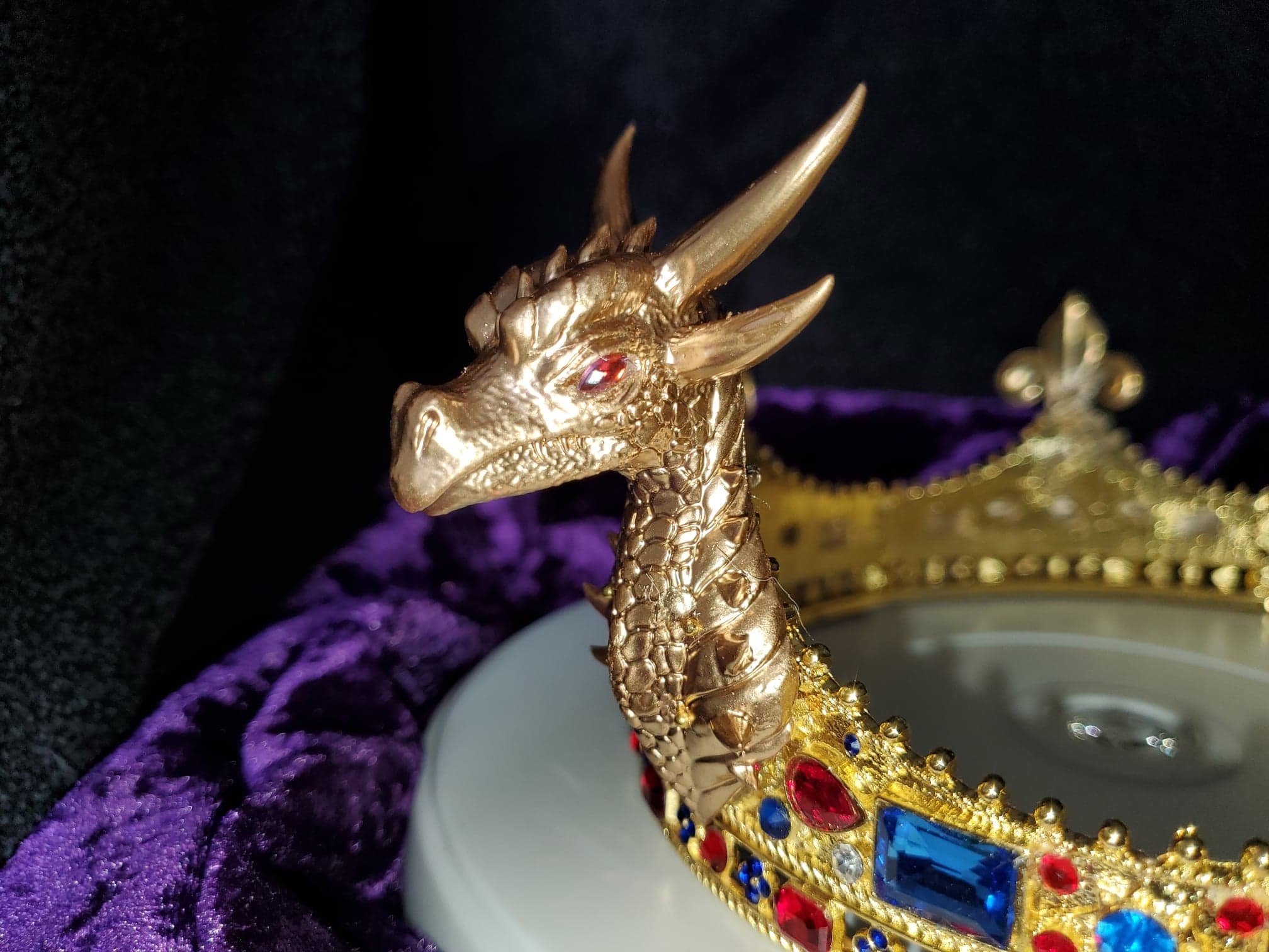 Crown of Morphos, Dragon Crown, Custom Crown, Party Crown, Mens Crown ...