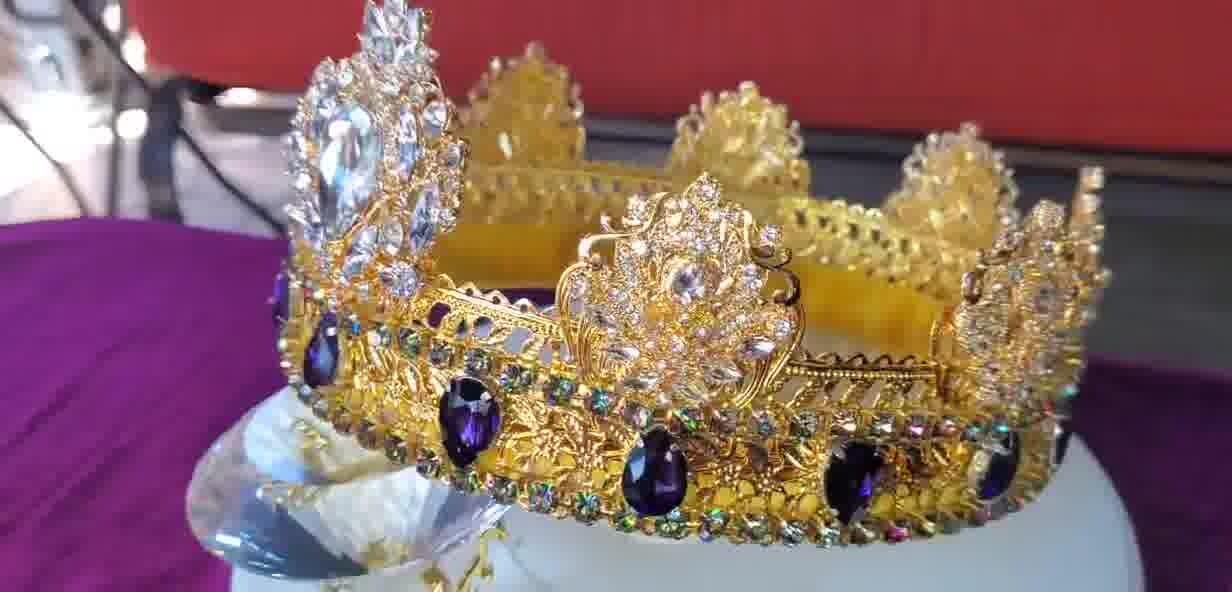 Crown of Seville, King Crown, Male Crown, Men's Crown, Crowns, Gold ...