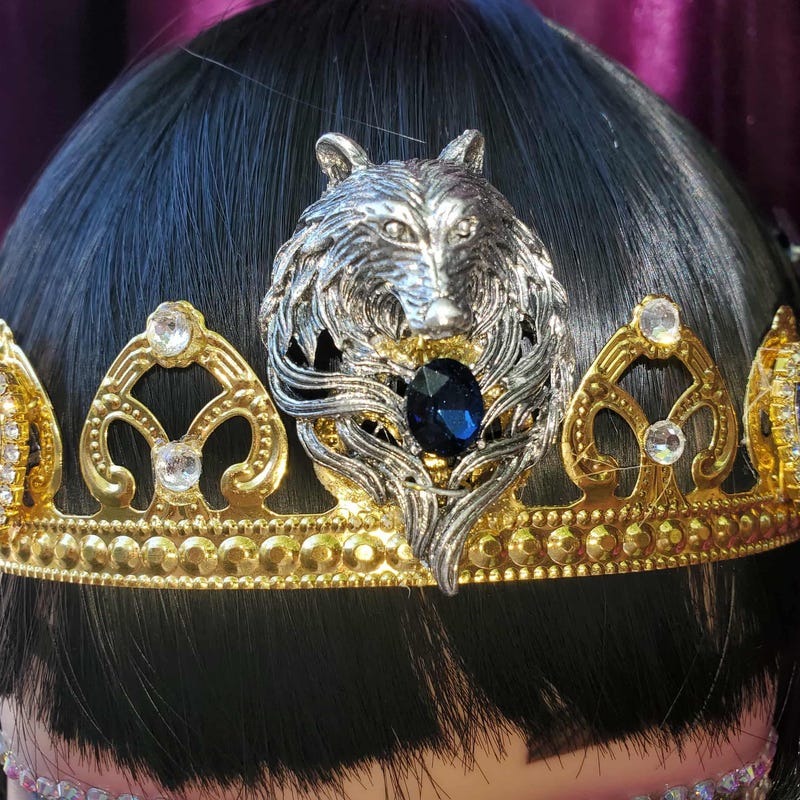 Wolf Crown - Etsy