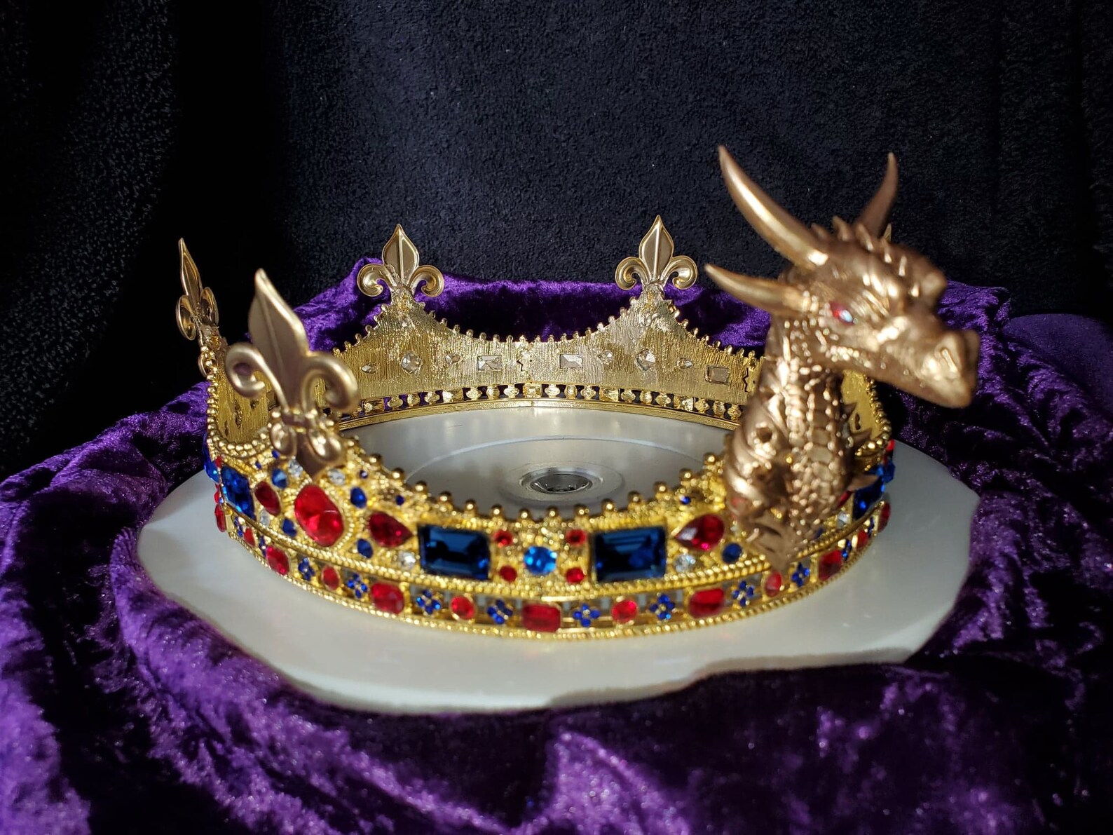 Crown of Morphos, Dragon Crown, Custom Crown, Party Crown, Mens Crown ...