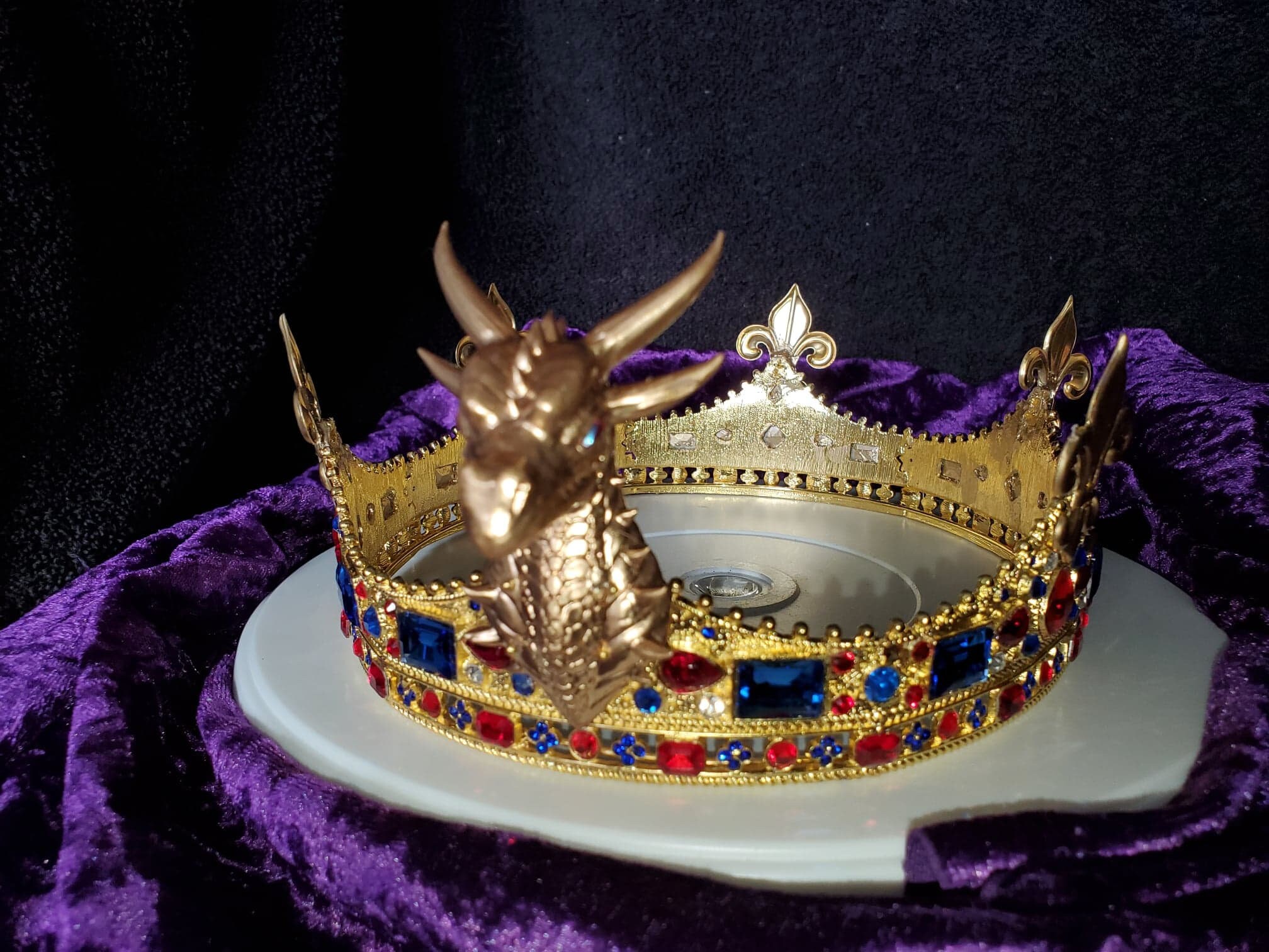 Crown of Morphos, Dragon Crown, Custom Crown, Party Crown, Mens Crown ...