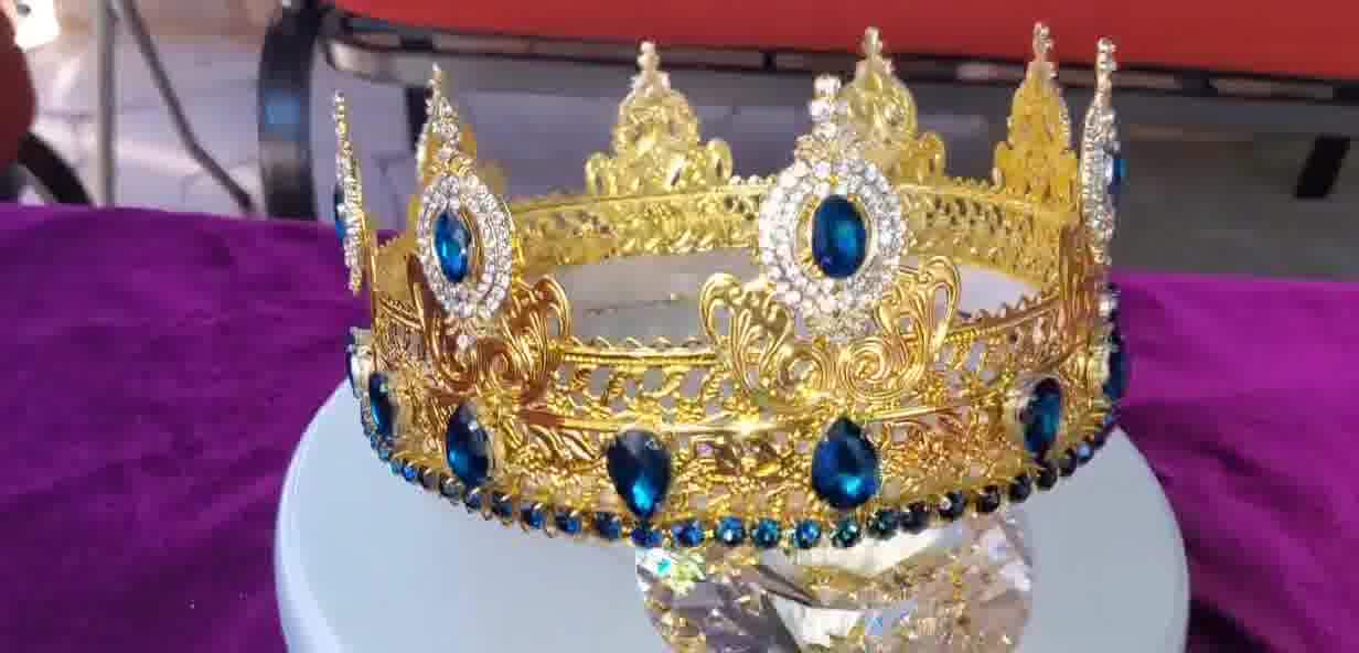 Crown of Capri, King Crown, Male Crown, Men's Crown, Crowns, Gold ...