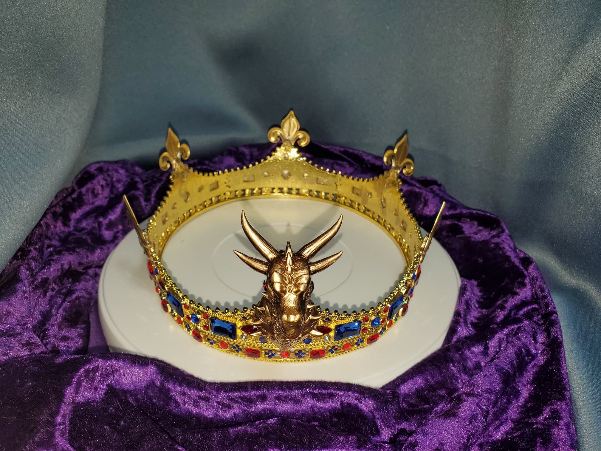 Crown of Morphos, Dragon Crown, Custom Crown, Party Crown, Mens Crown ...