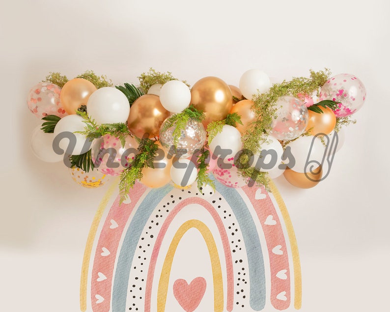 Boho Rainbow Digital Background Digital Backdrop Studio Backdrops ...