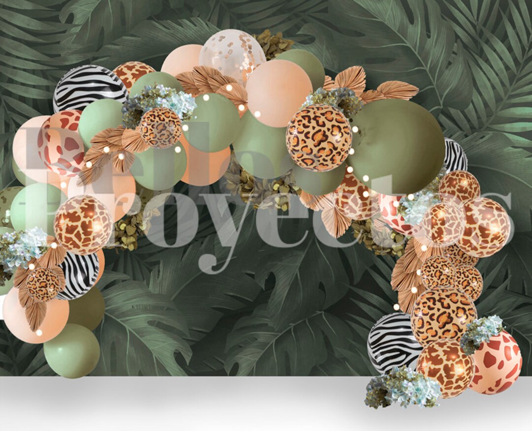 Safari Jeep Jungle Animals Jungle Digital Background Digital Backdrop ...