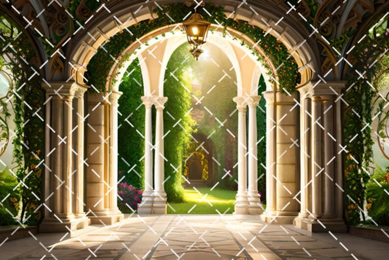 Bundle 12 Digital Backdrops Fantasy Castle Fairy Tale Digital ...