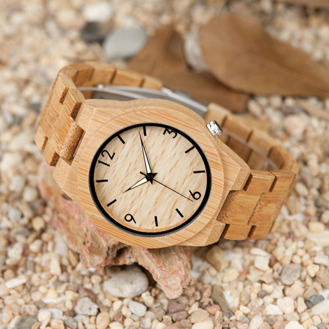 Jahrestagsgeschenk für ihn, Holz uhr, personalisierte Uhr, gravierte Uhr, Holzuhr, Trauzeugen ...