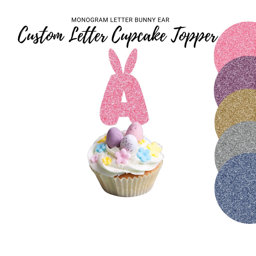 Bunny Ears Cupcake Toppers. Easter Party Decorations. Some - Etsy