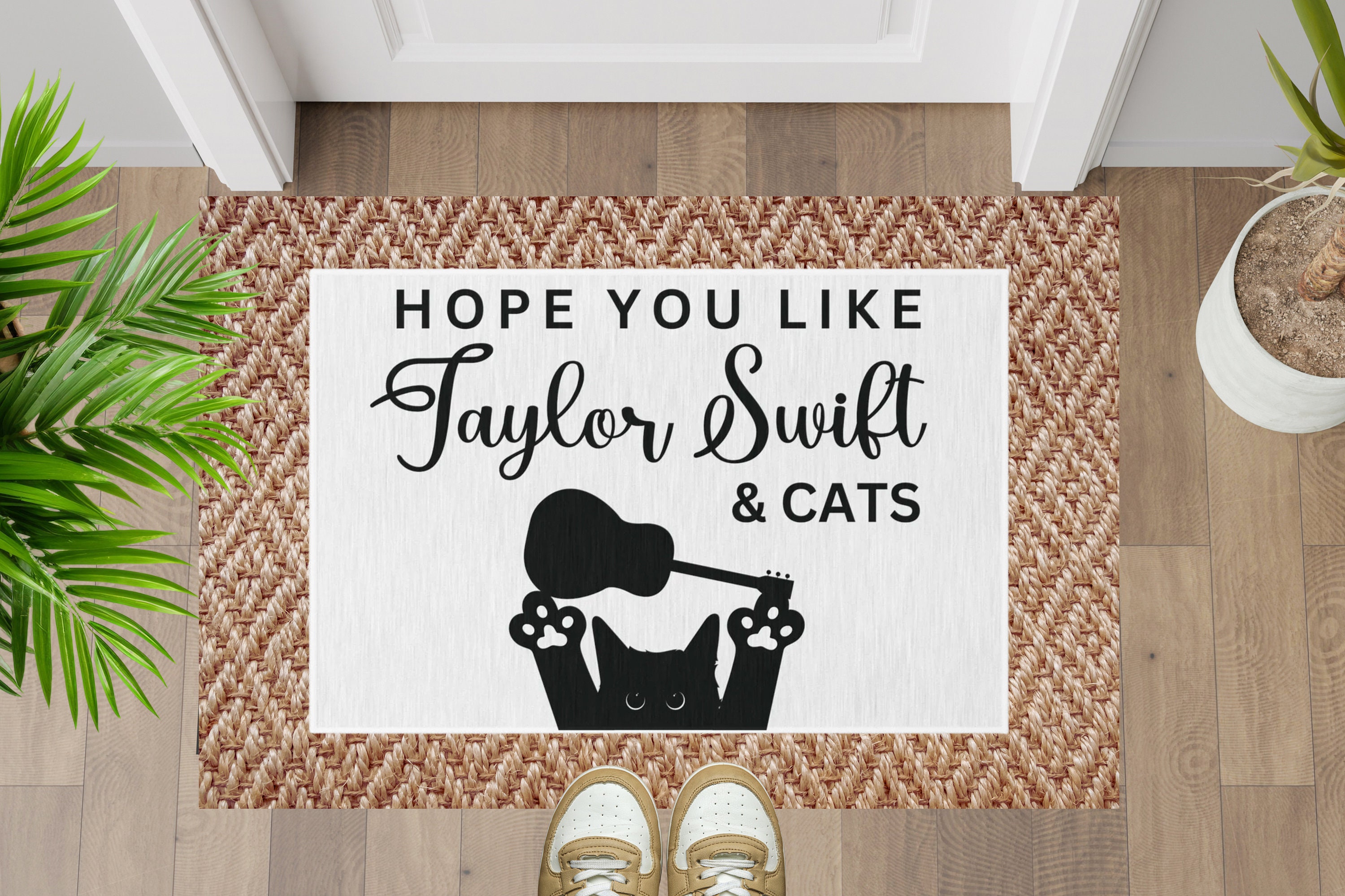 Hope You Like Taylor And Cats Doormat The Eras Tour Taylor Doormat