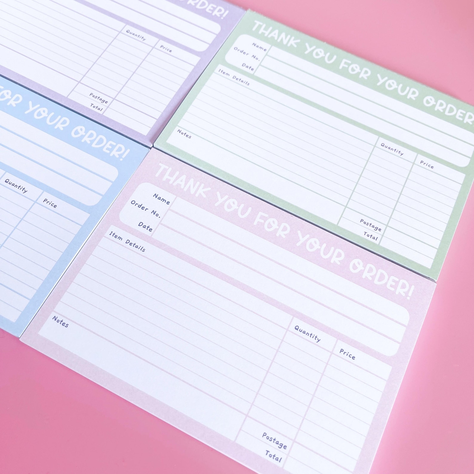 Small Business Invoice Notepad, A6 Tear-off Notepad, Small Business ...