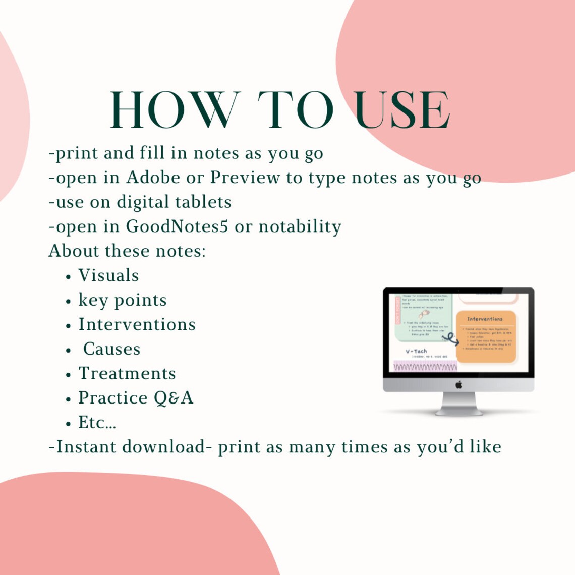 Burn Nursing Concept Map - Etsy