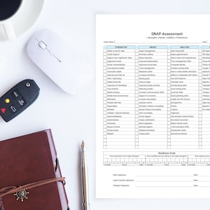 Strengths, Needs, Abilities, Preferences Assessment Template Fillable ...