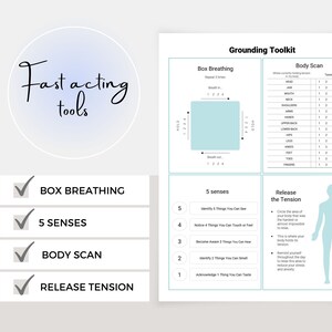 Grounding Toolkit, Crisis Coping Skills, Fast-acting Stress Relief ...