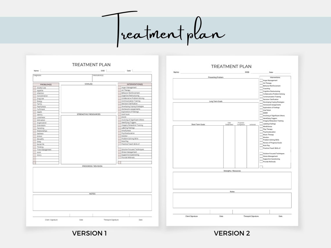 Psychotherapy Documentation Bundle, Client Intake Form, Interventions ...