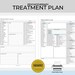 Therapy Treatment Plan, Psychotherapy, Private Practice Forms, Mental ...