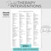 Therapy Interventions List, Clinical Terms Cheat Sheet, Reference for ...