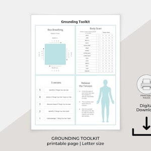 Grounding Toolkit, Crisis Coping Skills, Fast-acting Stress Relief ...