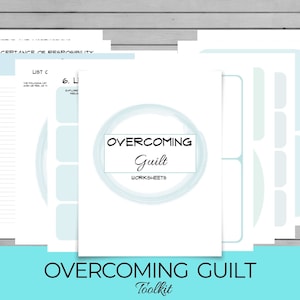 Therapy Worksheets, Overcoming Guilt, Self-help, Mental Health, Instant ...