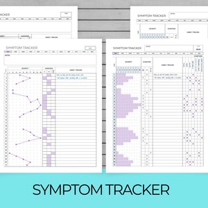 Symptom Tracker Printable Therapy Planner Mental Health | Etsy