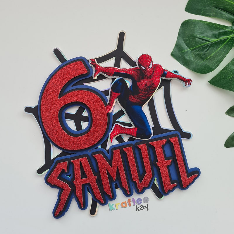 Spiderman Cake Topper - Etsy