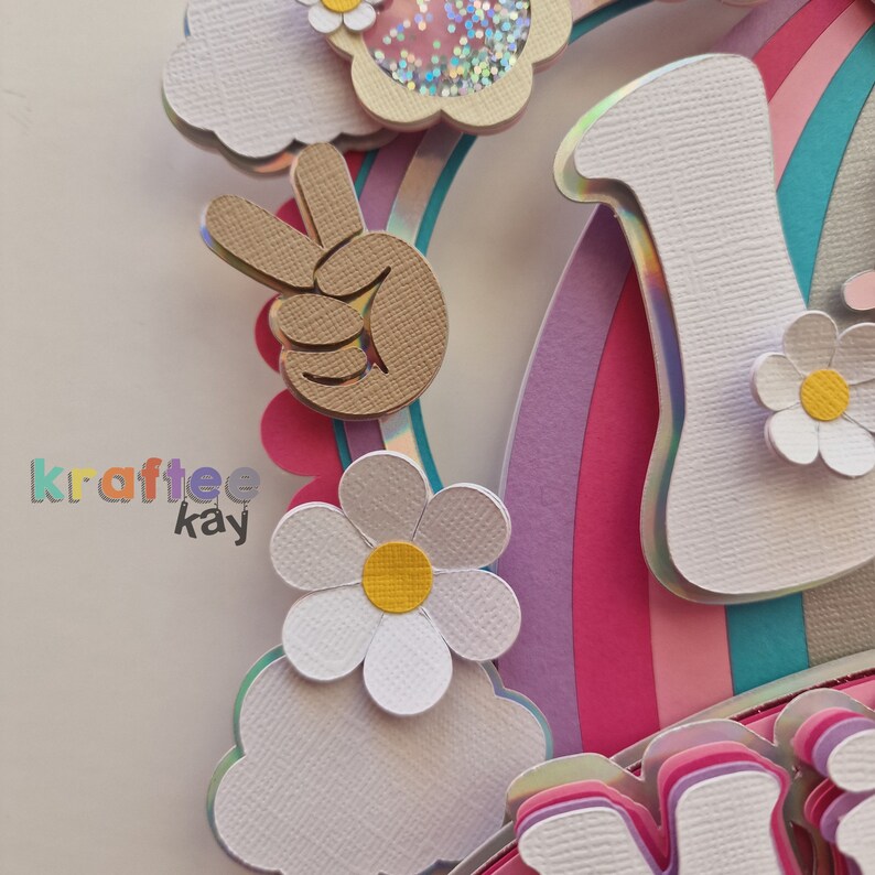 Custom Groovy One Cake Topper Birthday Cake Topper - Etsy UK