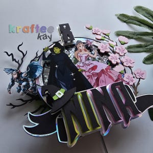 Wicked Cake Topper | Glinda & Elphaba Birthday Decor | Musical Party ...
